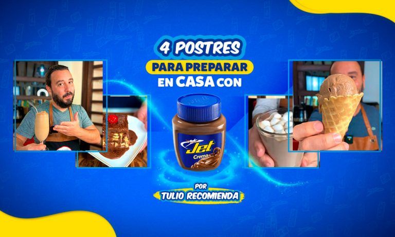 Recetas para preparar en casa con Jet Crema - Chocolates JET