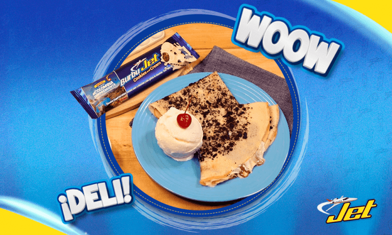 Crepes con BurbuJet - Chocolates JET