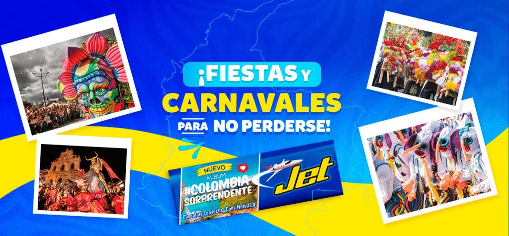 Álbum Jet Colombia Sorprendente - Chocolates JET