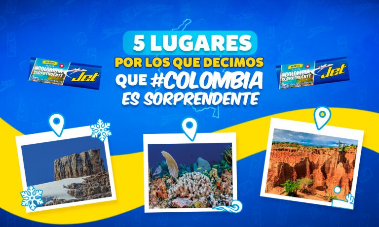 Álbum Jet Colombia Sorprendente - Chocolates JET